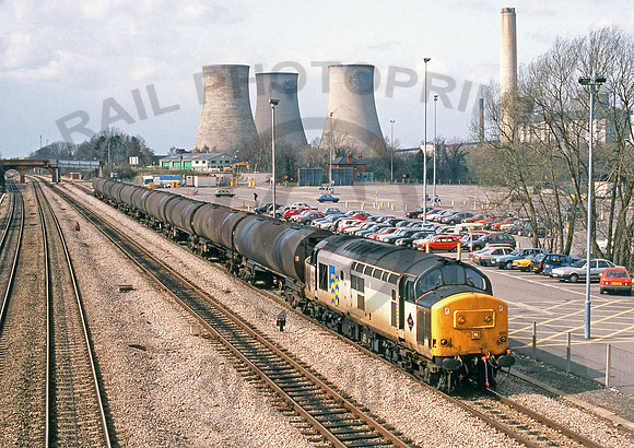 Rail Photoprints | Class 37/6 | 37668-Didcot-210492-JC025