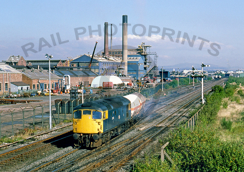Rail Photoprints | Class 26 | 26021 Grangemouth 1987 DC451